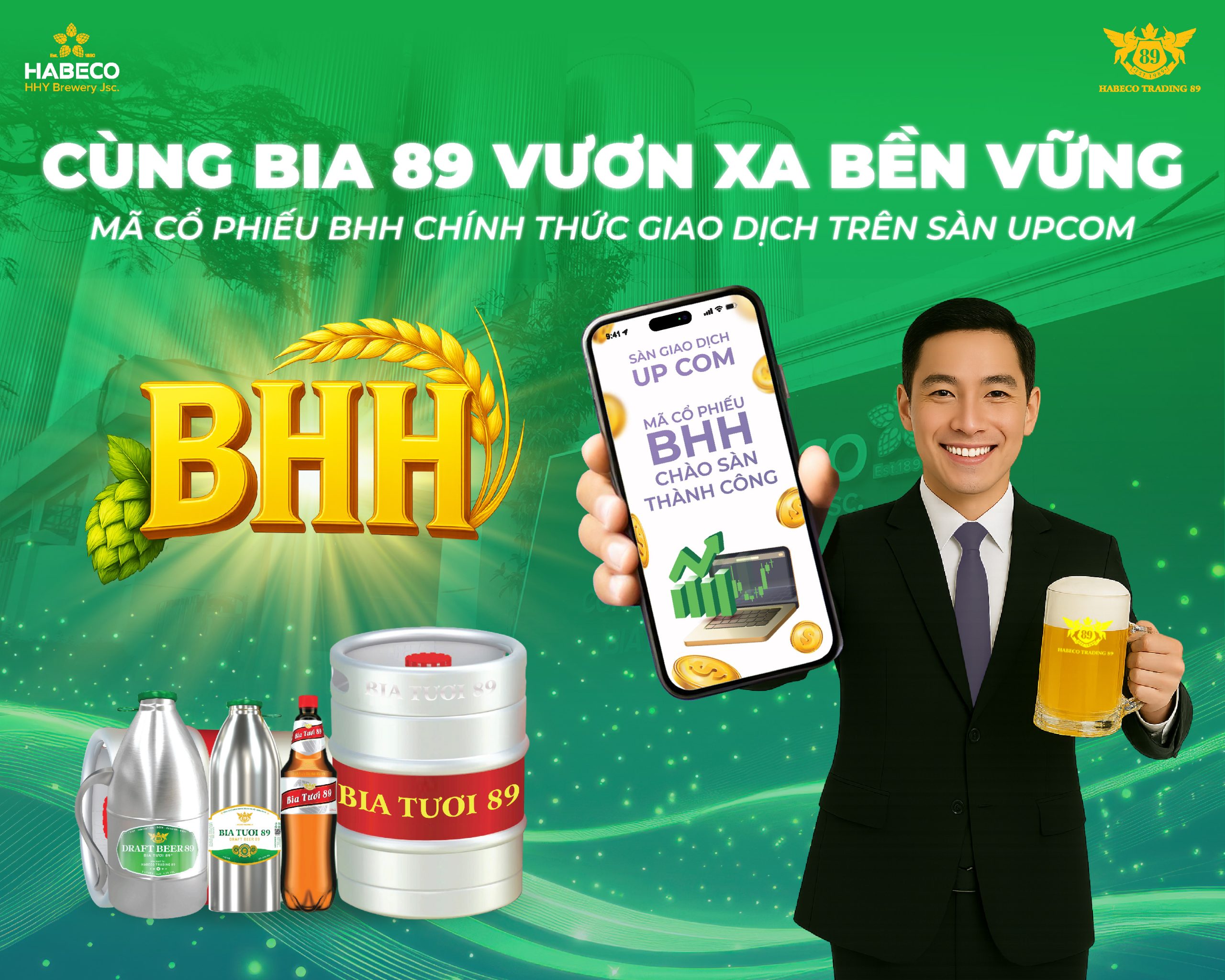 PHIÊN GIAO DỊCH ĐẦU TIÊN CỦA CỔ PHIẾU BHH TRÊN SÀN UPCOM - HABECO ...